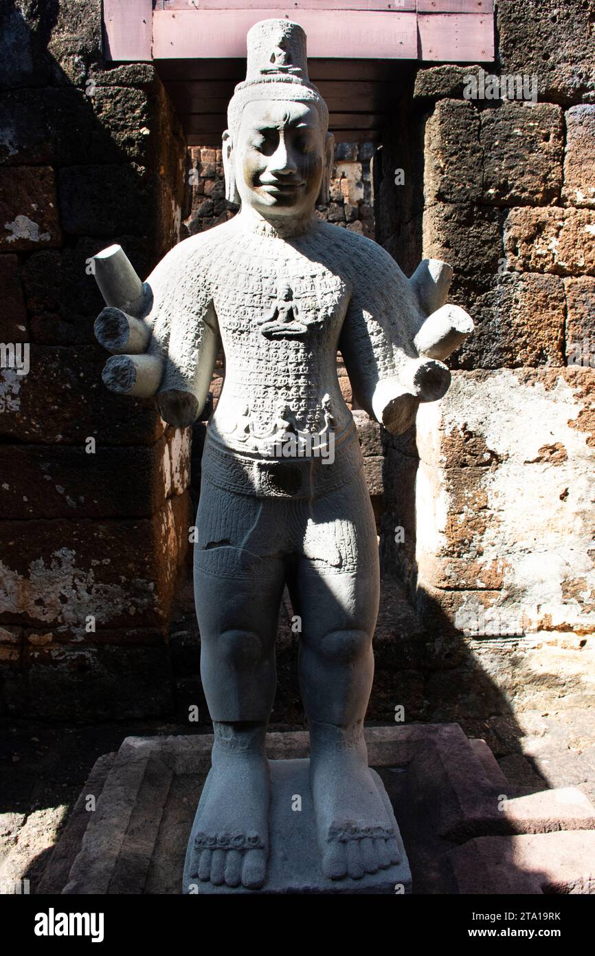 Hindu God Shiva eight-armed Bodhisattva Avalokiteshvara in Muang Sing ...