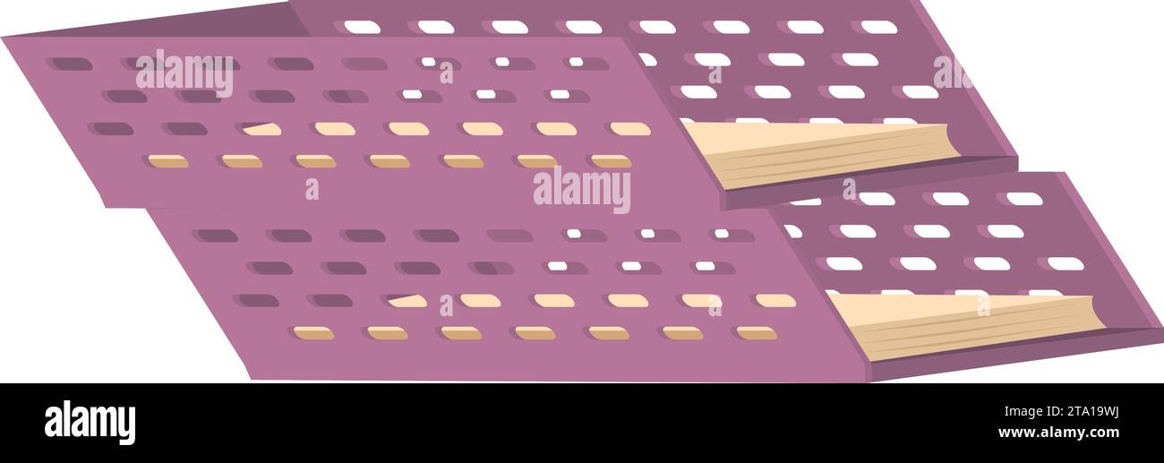 Inbox paper tray icon cartoon vector. Desk folder screen. Data box mail ...