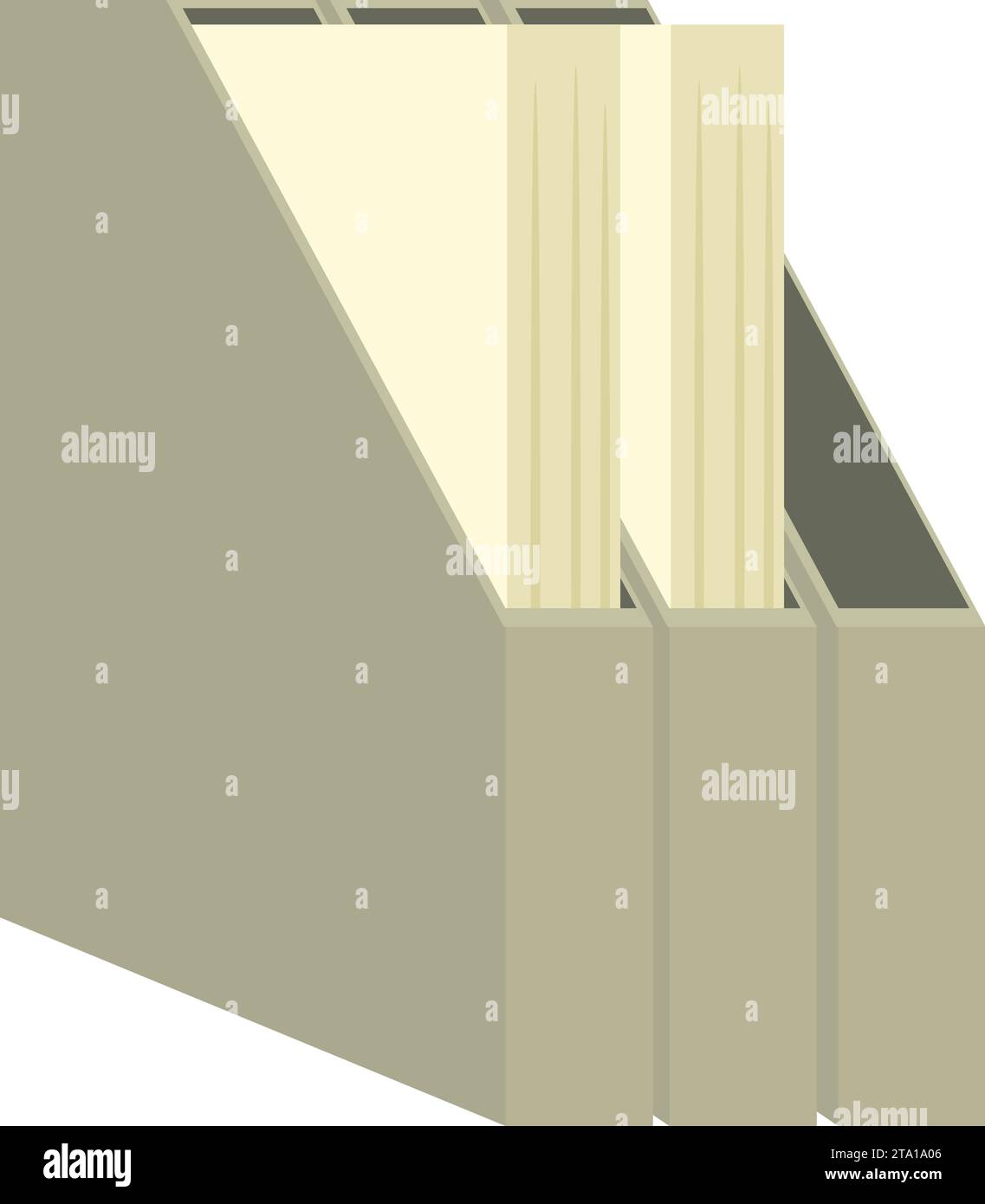 Ream paper tray icon cartoon vector. Send cabinet shelf. Stack book Stock Vector Image & Art - Alamy