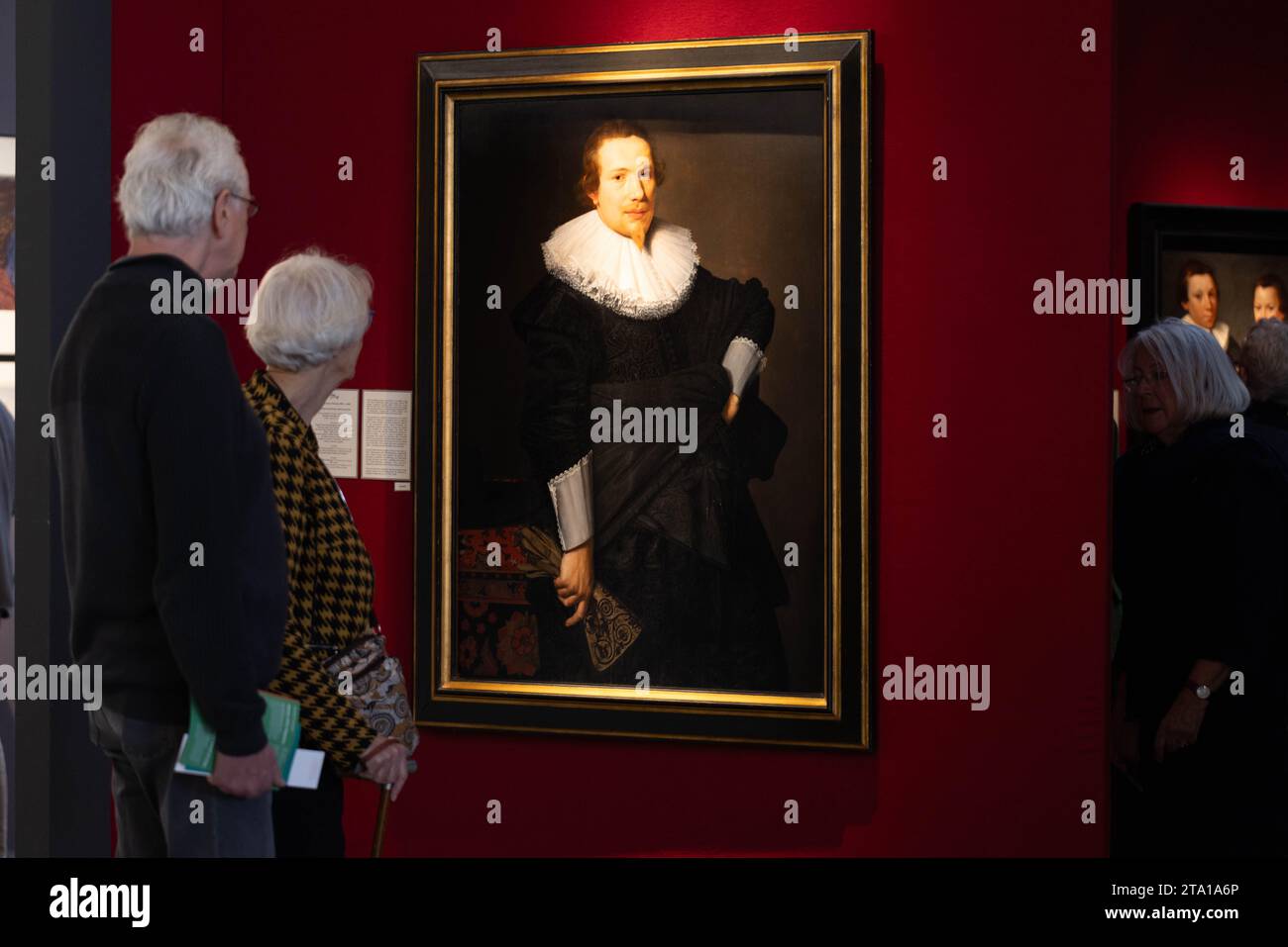 Amsterdam, Netherlands. 23rd Nov, 2023. Visitors view an artwork at the ...