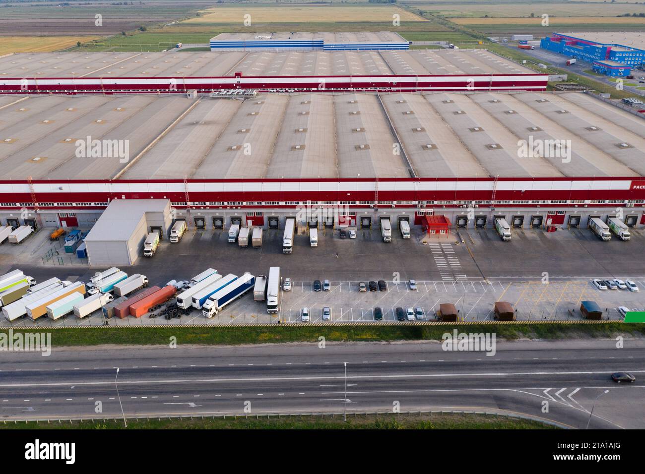 Cargo terminal logistics center hi-res stock photography and images - Alamy