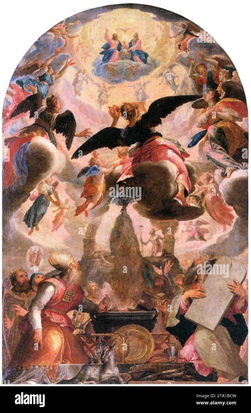 Offering of the Old Testament 1588-89 by Antonio Maria Viani Stock ...