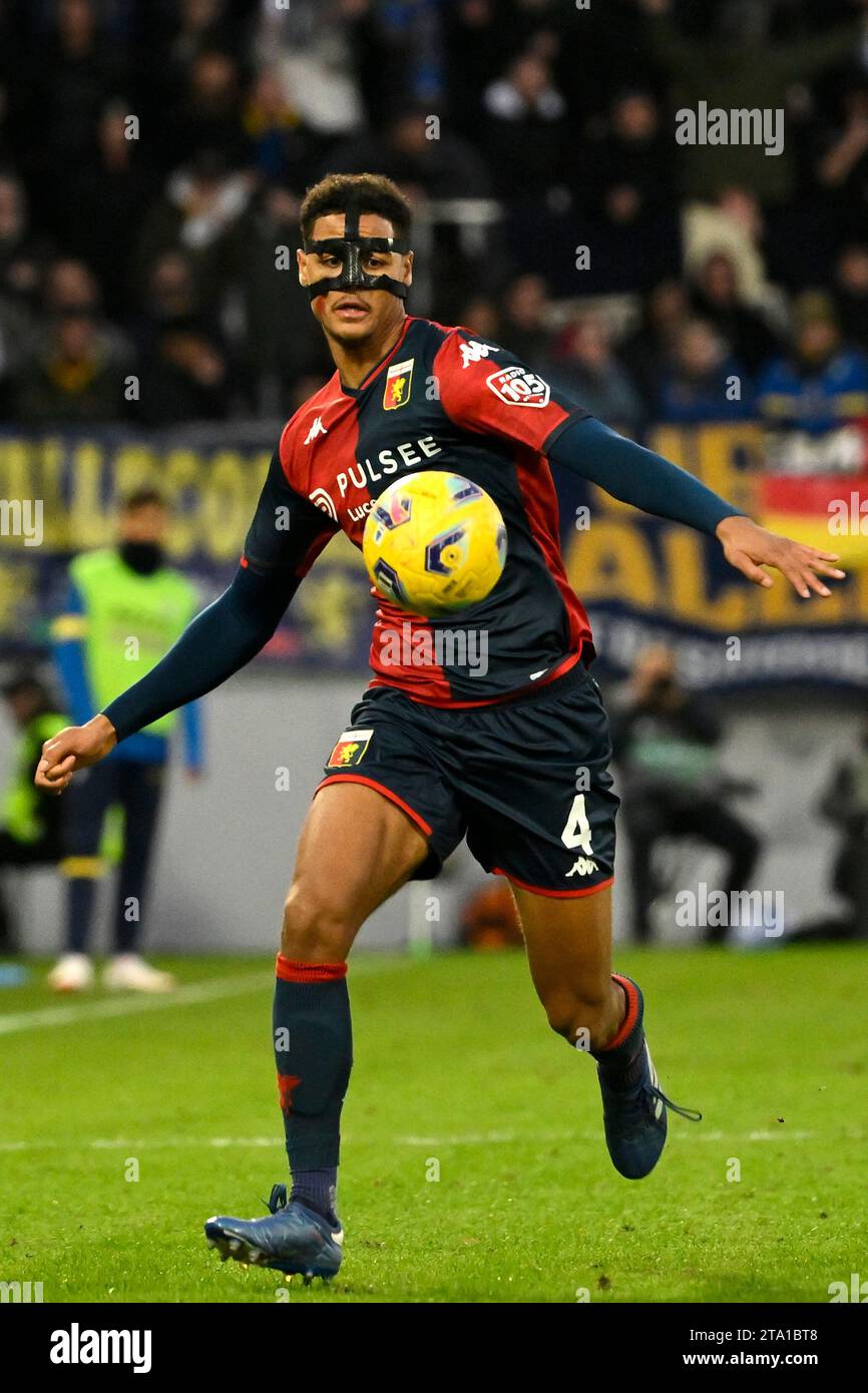 Koni De Winter of Genoa CFC in action during the Serie A football match ...
