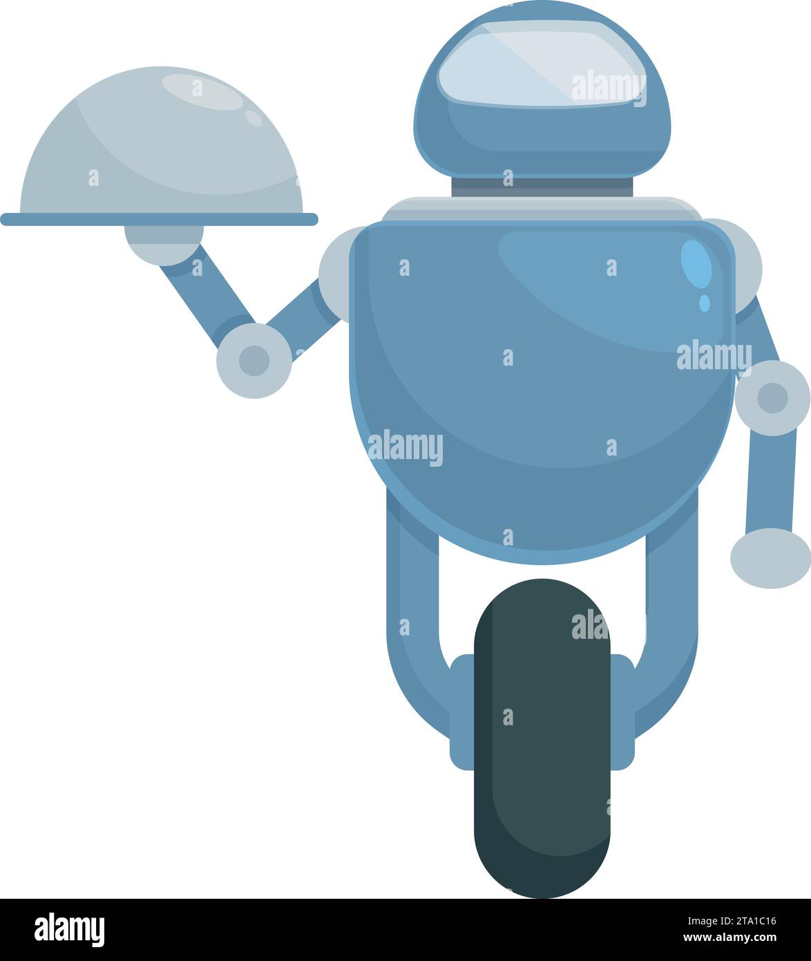 One wheel robot customer icon cartoon vector. Service life. Tech order ...