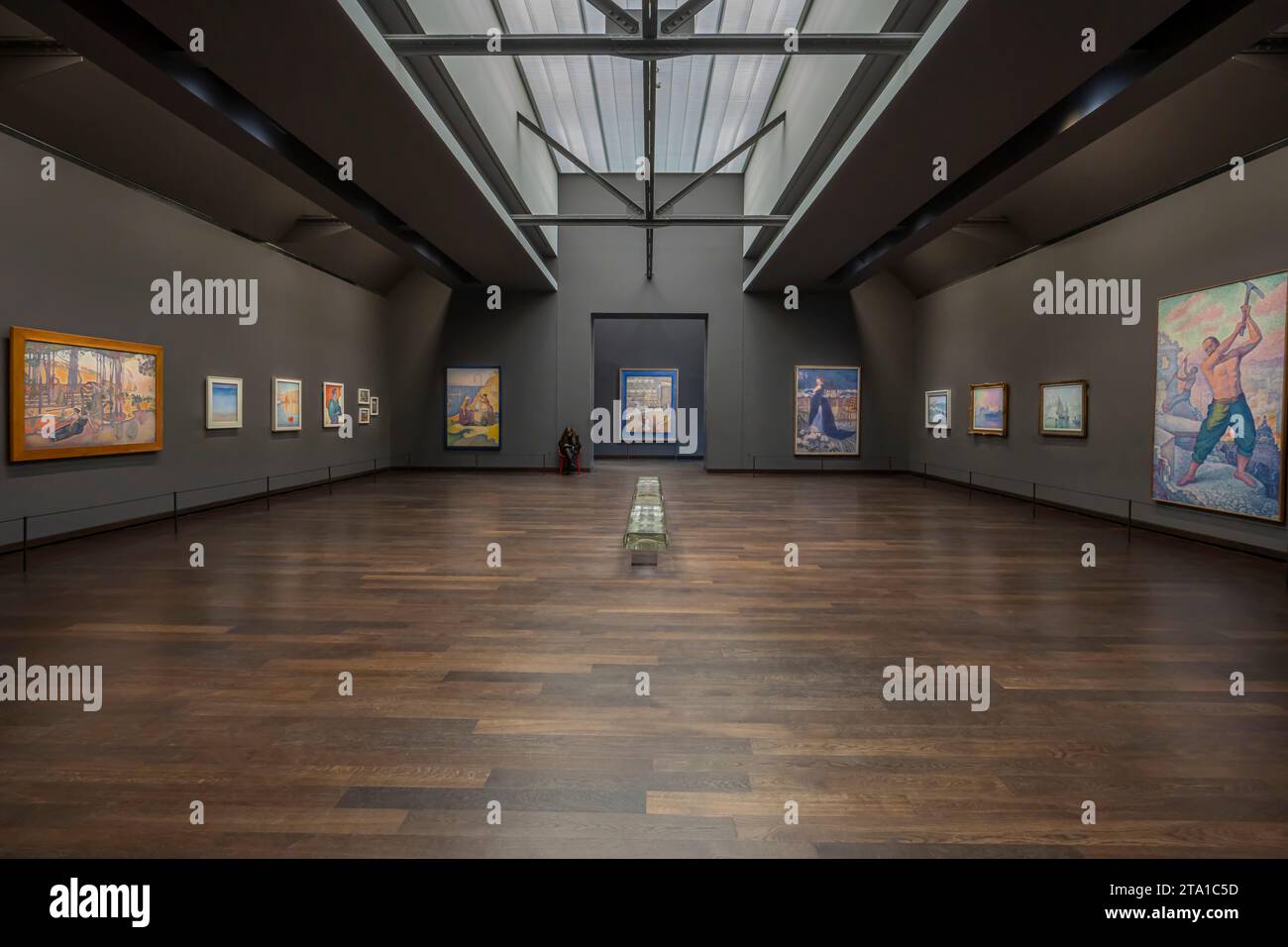 Paris, France - 11 08 2023: Orsay museum. View of the Impressionists ...