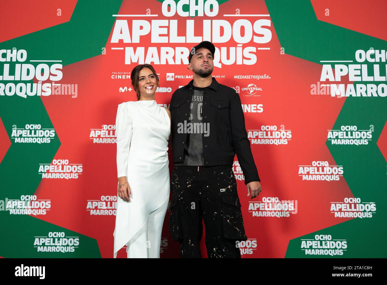 Maria ramos and hamza zaidi attend the ocho apellidos marroquis hi-res ...