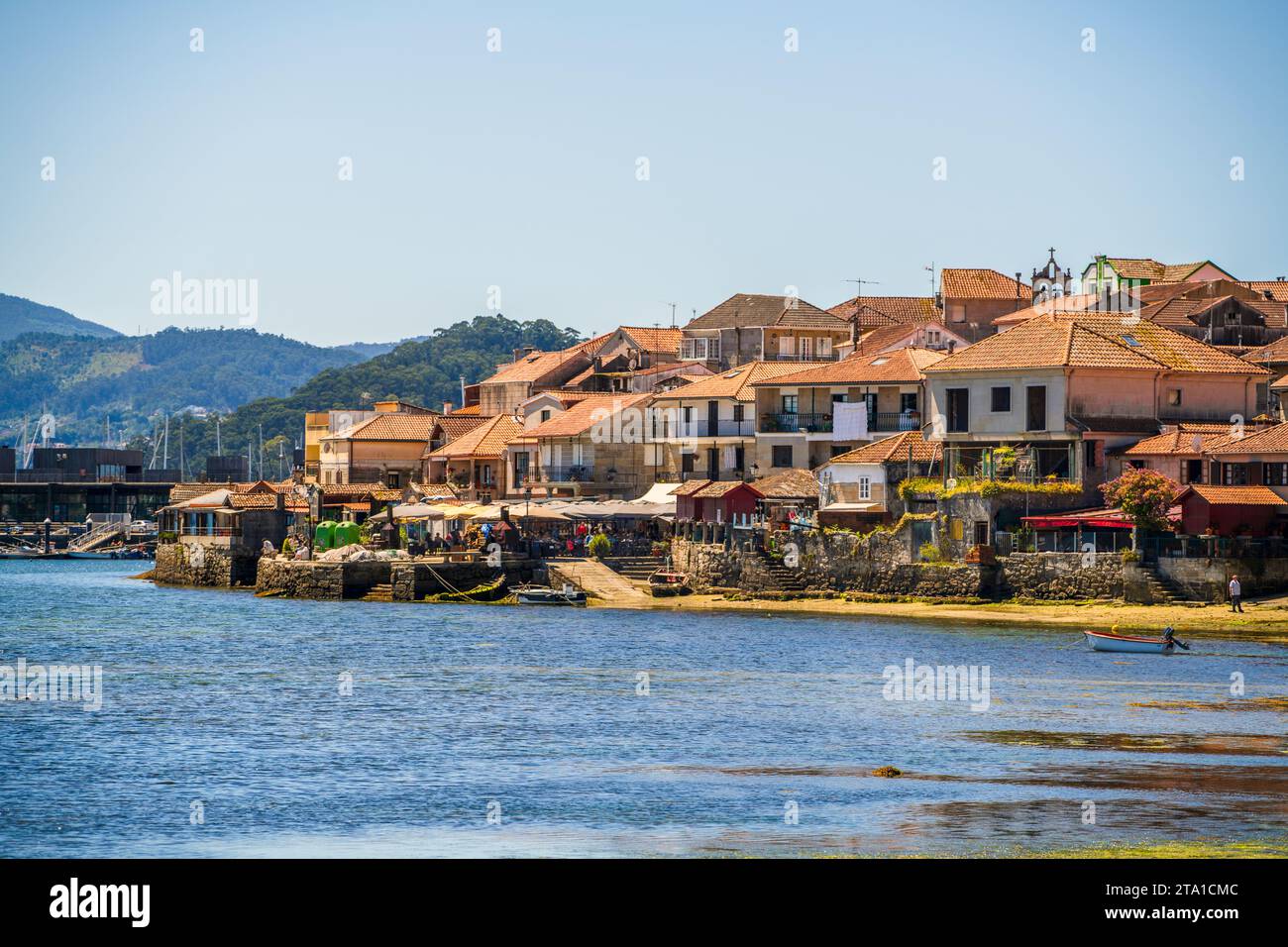 Old city by the ocean Combarro, Spain, Galicia Stock Photo - Alamy