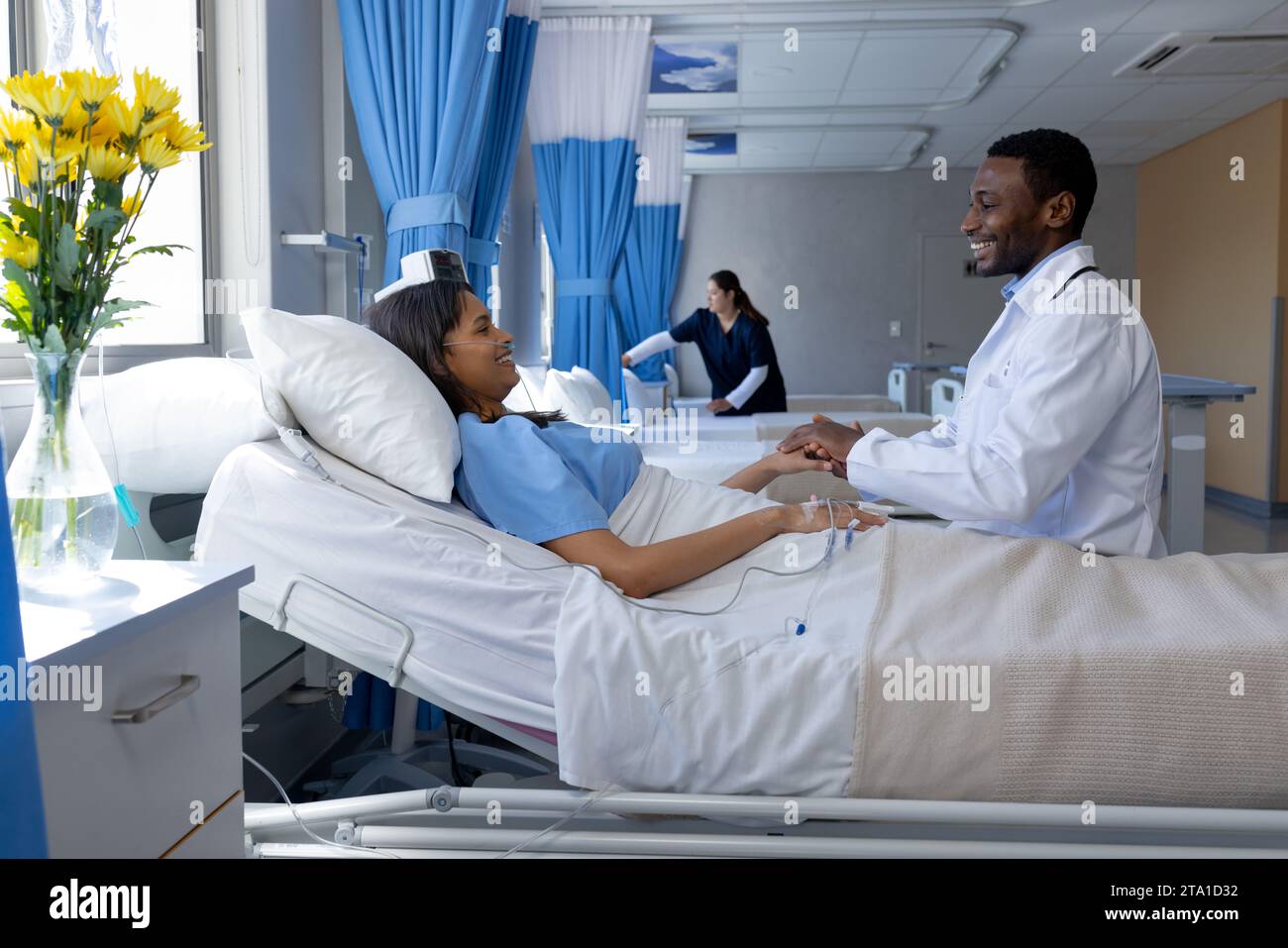 Patient With Intravenous Drip