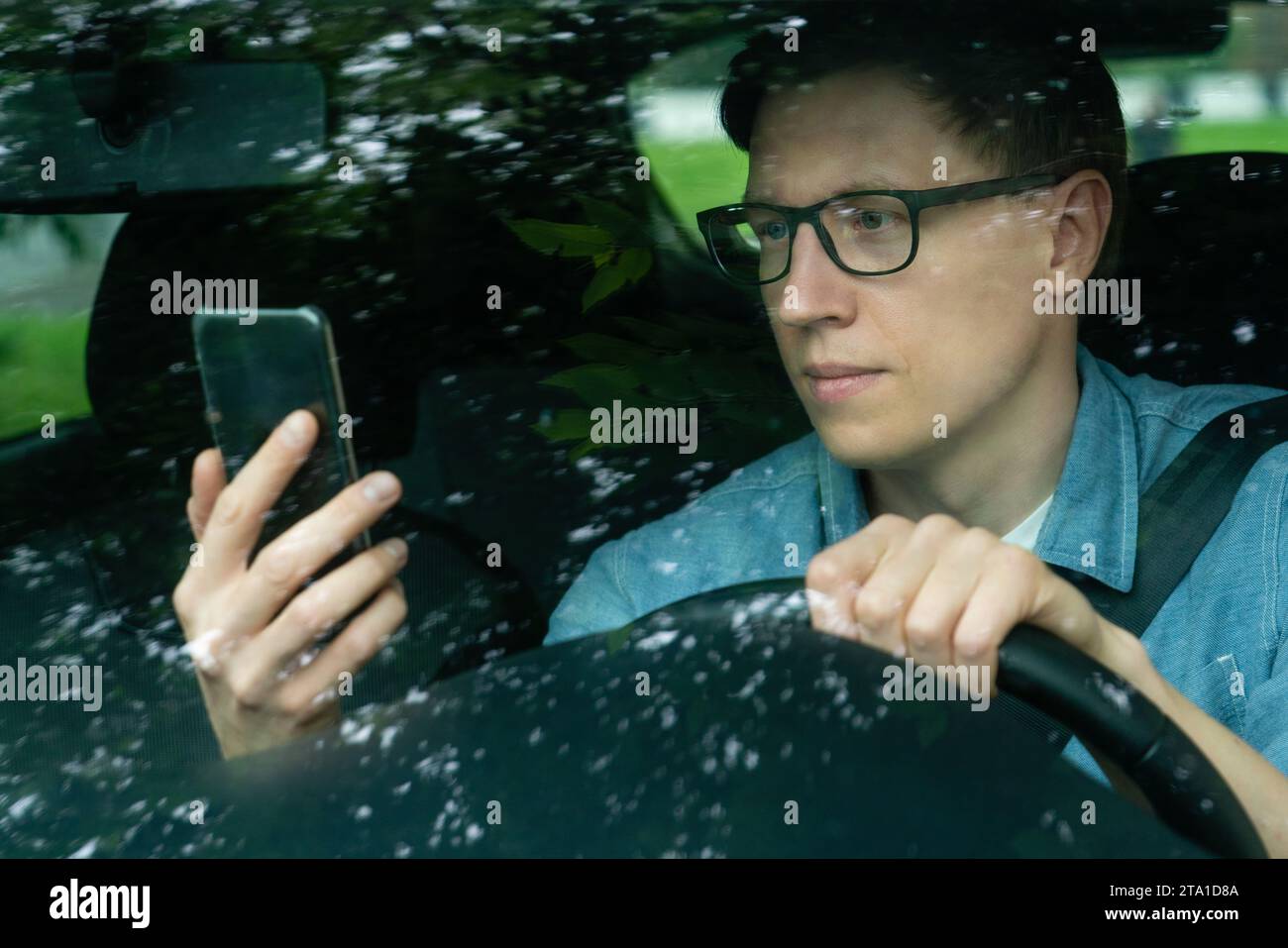 Driver sits hi-res stock photography and images - Alamy