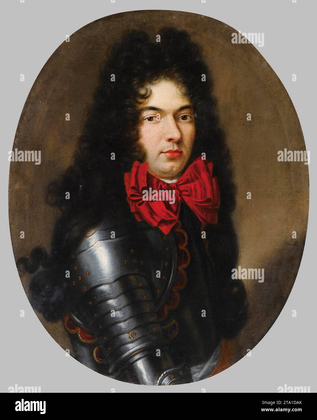 Presumed Portrait of a Son of Louis XIV 1689 by Philippe Vignon Stock ...