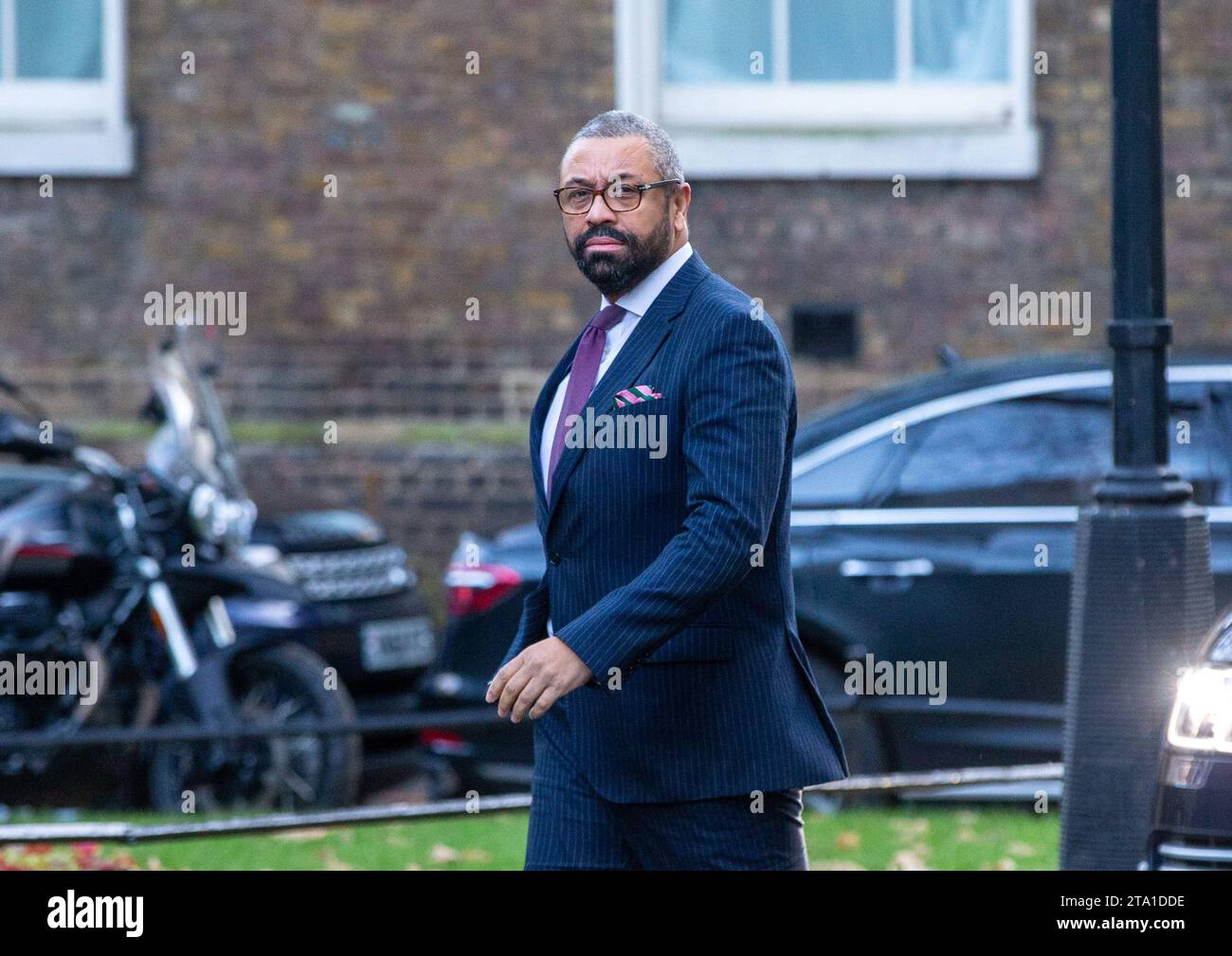 London, England, UK. 28th Nov, 2023. Home Secretary JAMES CLEVERLY is ...
