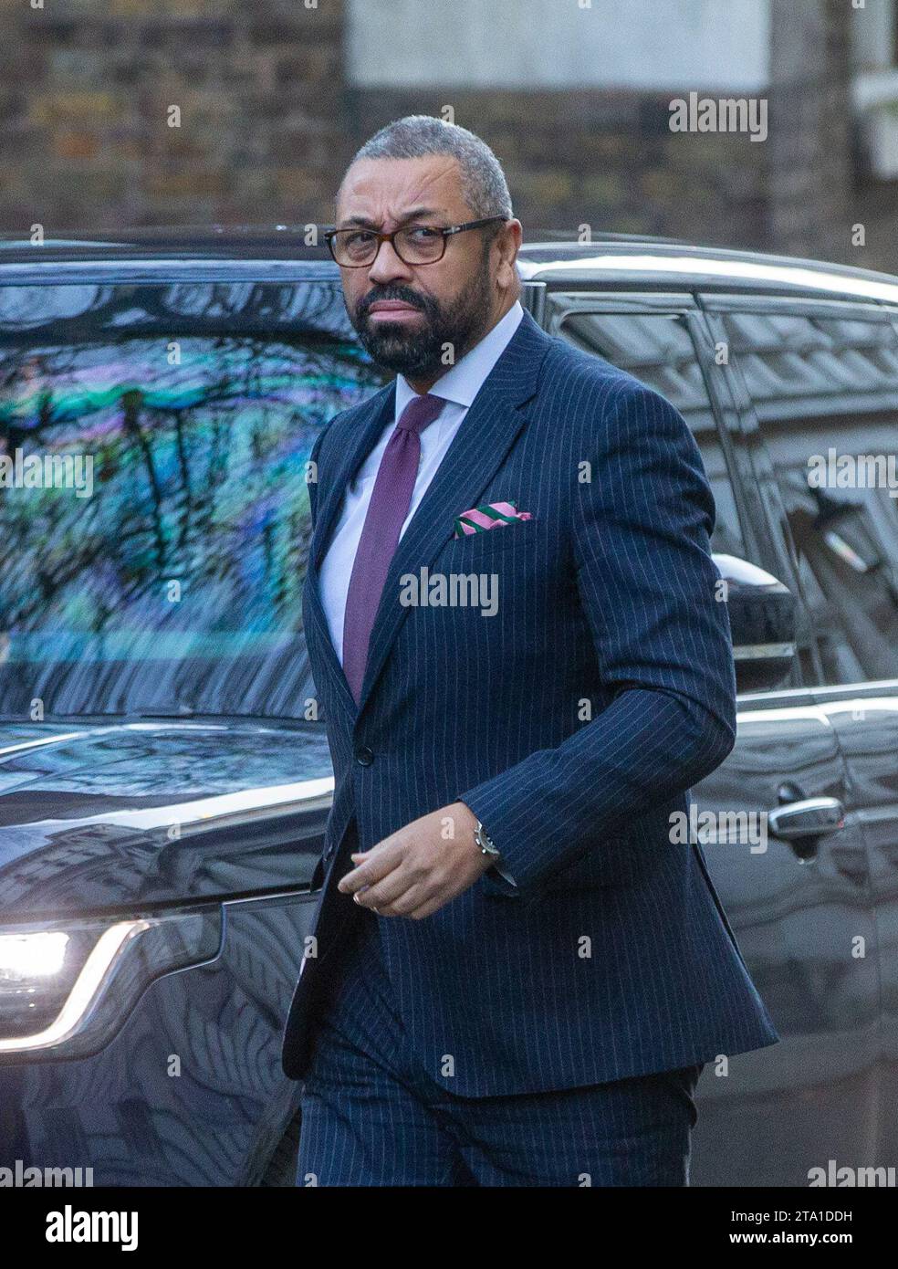 London, England, UK. 28th Nov, 2023. Home Secretary JAMES CLEVERLY is ...