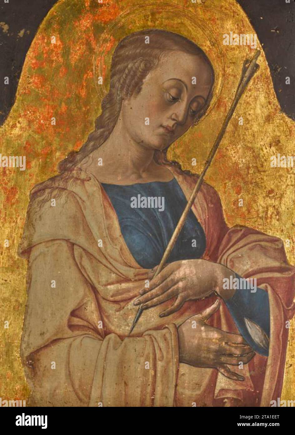 Tempera and oil with gold on poplar panel hi-res stock photography and ...