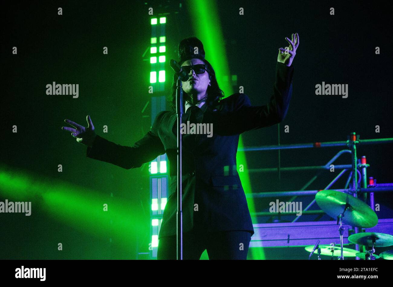 Carina Round of Puscifer performing at Rockwave Festival in Athens ...