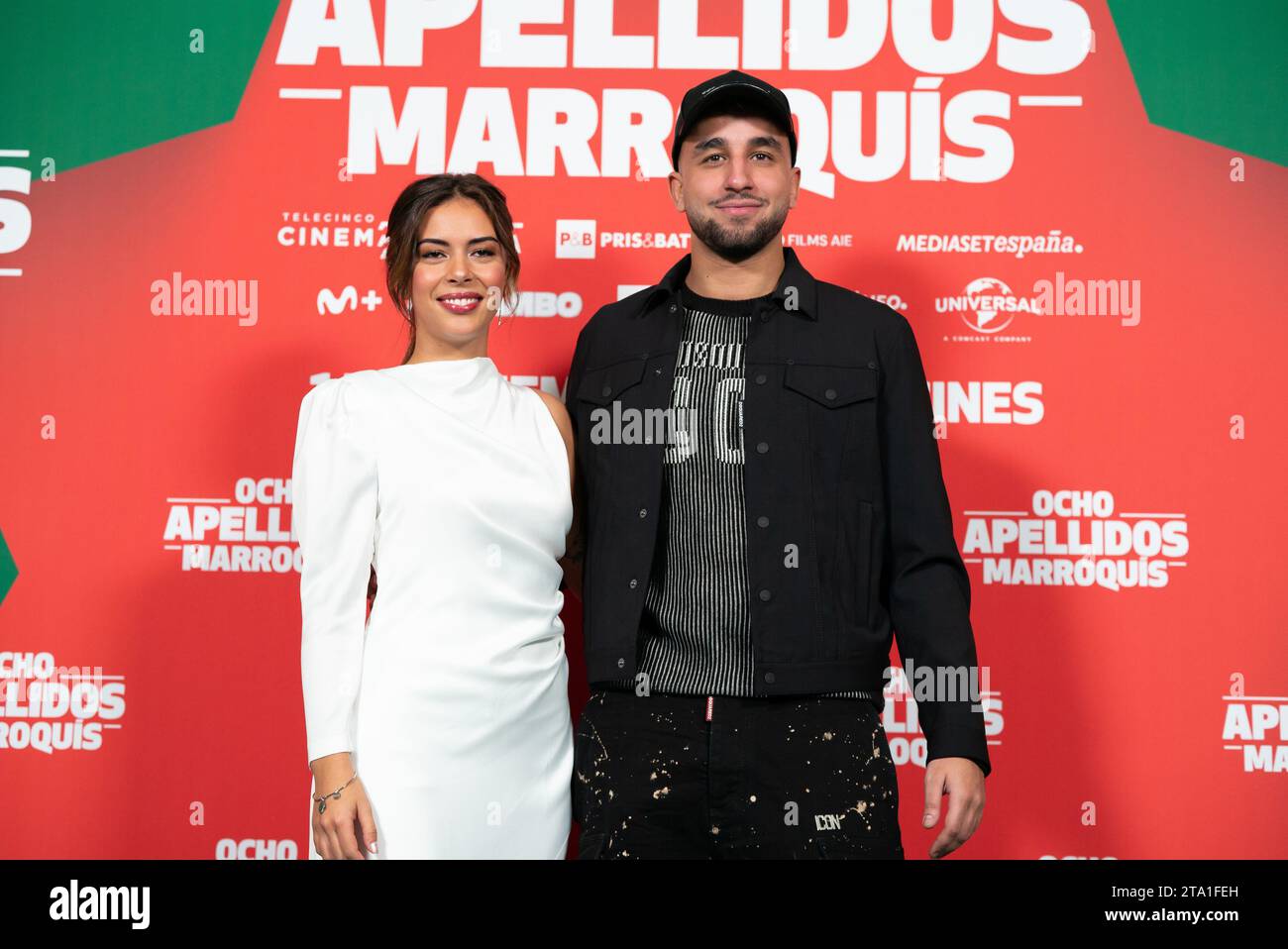 Maria ramos and hamza zaidi attend the ocho apellidos marroquis hi-res ...