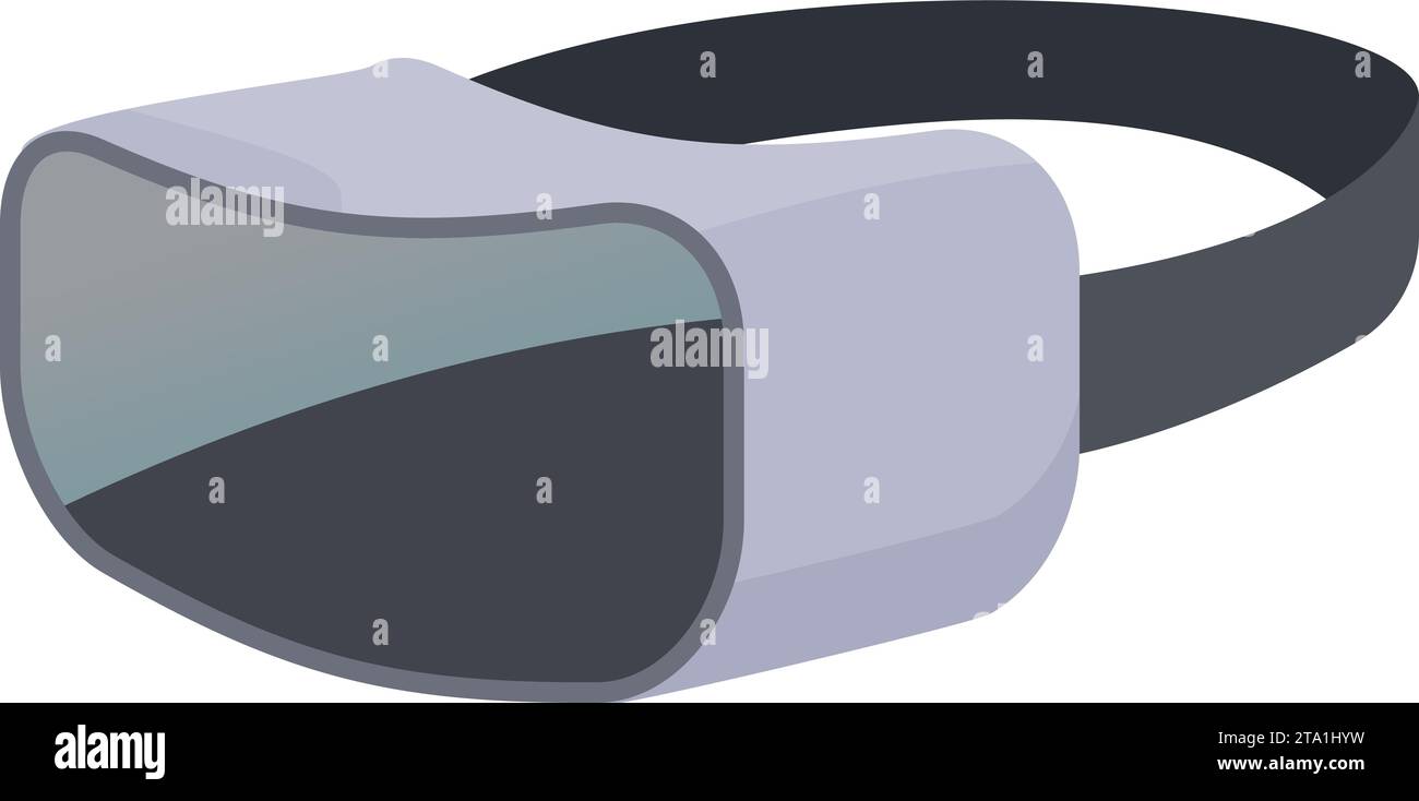 Vr glasses icon cartoon vector. Computer learning headset. Phone play ...