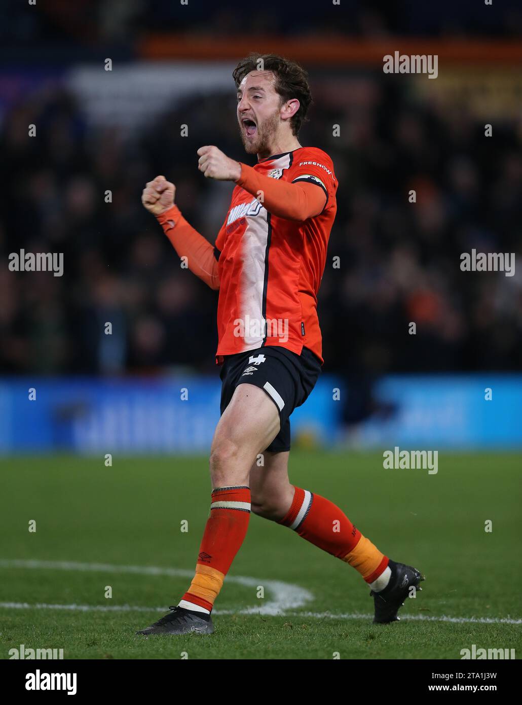 Tom Lockyer of Luton Town celebrates the victory. - Luton Town v ...