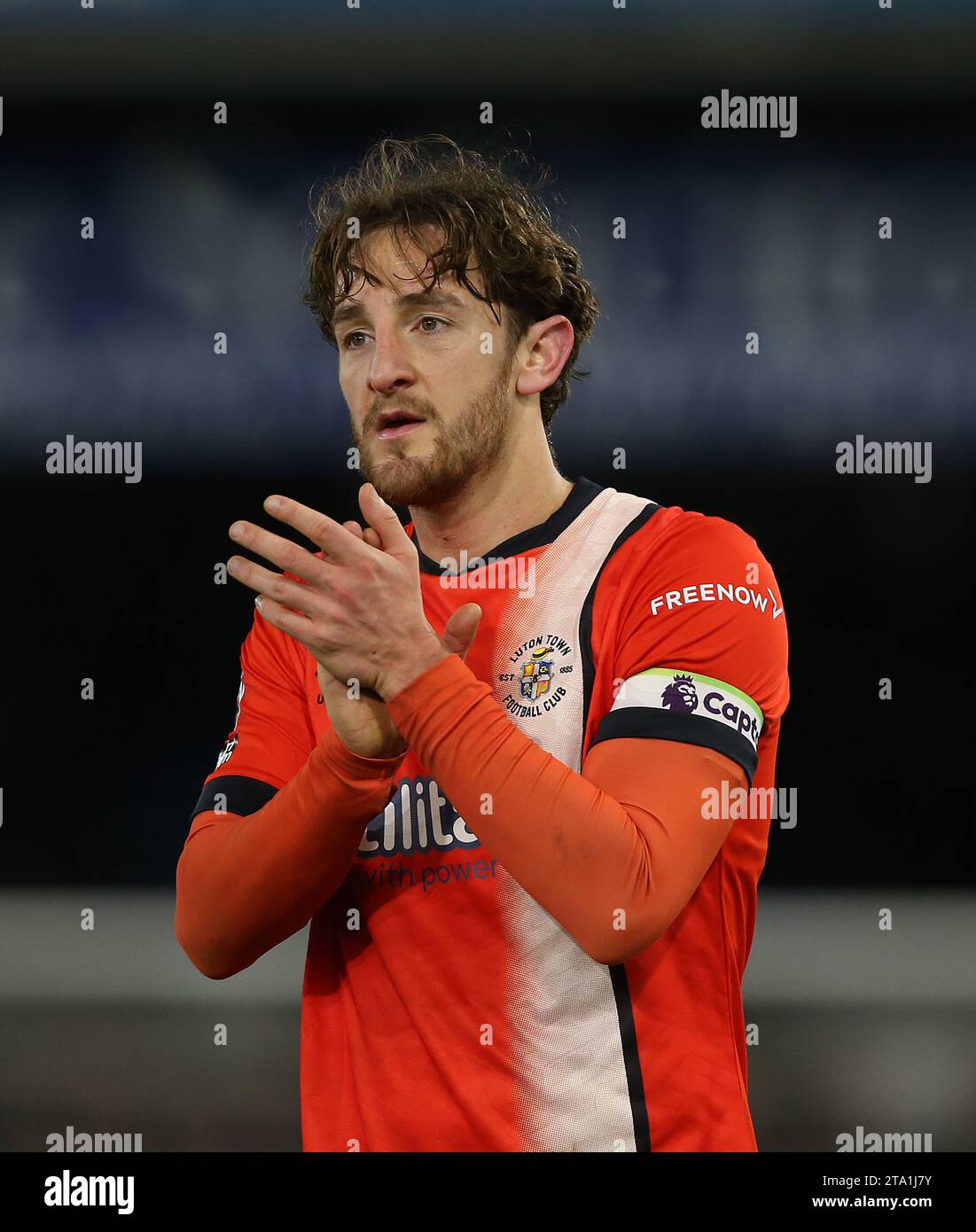 Tom Lockyer of Luton Town applauds the fans. - Luton Town v Crystal ...