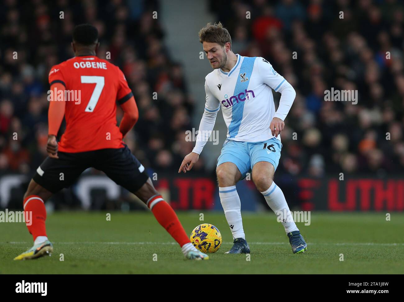 Joachim Andersen of Crystal Palace. - Luton Town v Crystal Palace ...