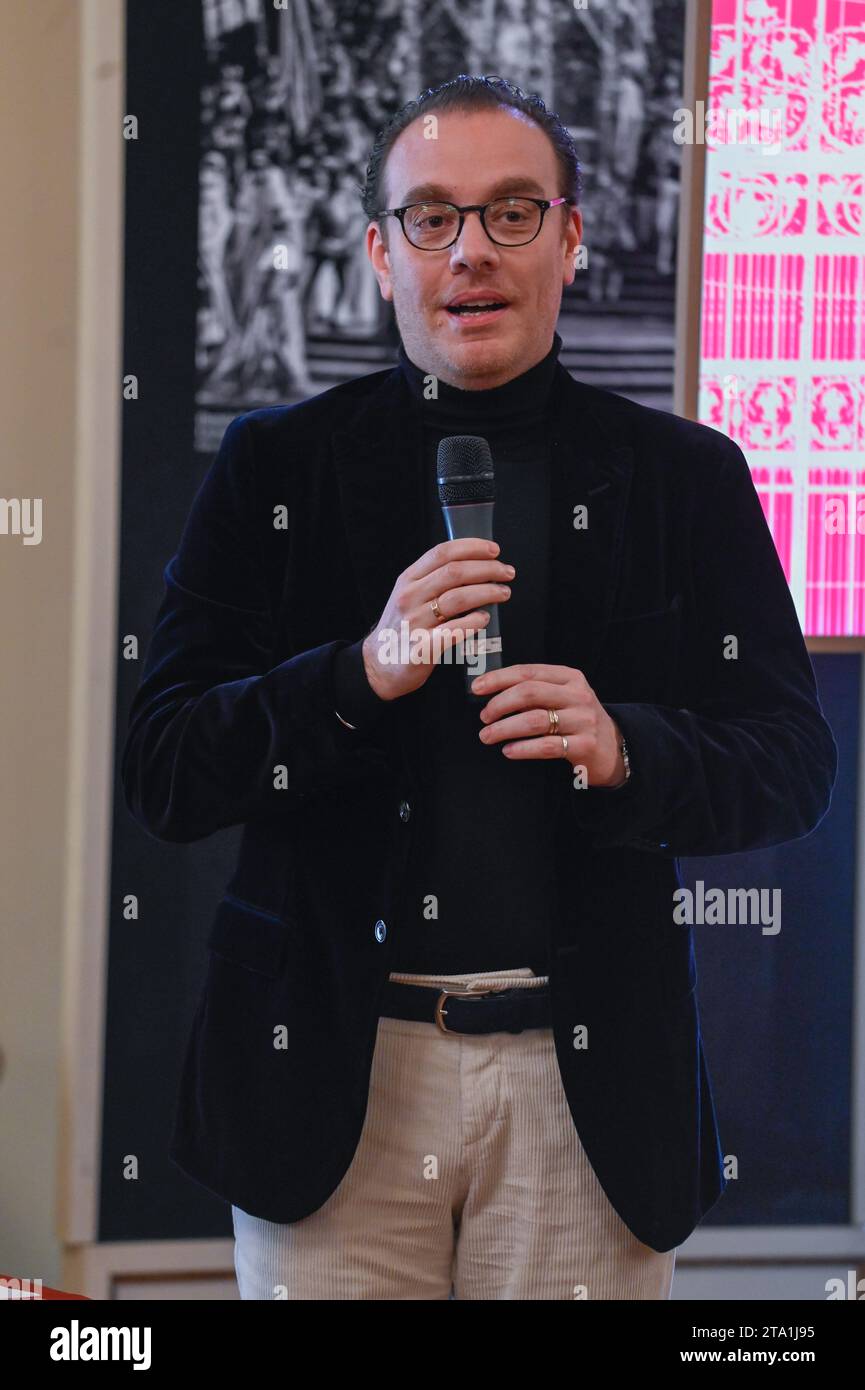 Milan, Italy. 28th Nov, 2023. Milan, Press conference for the premiere ...