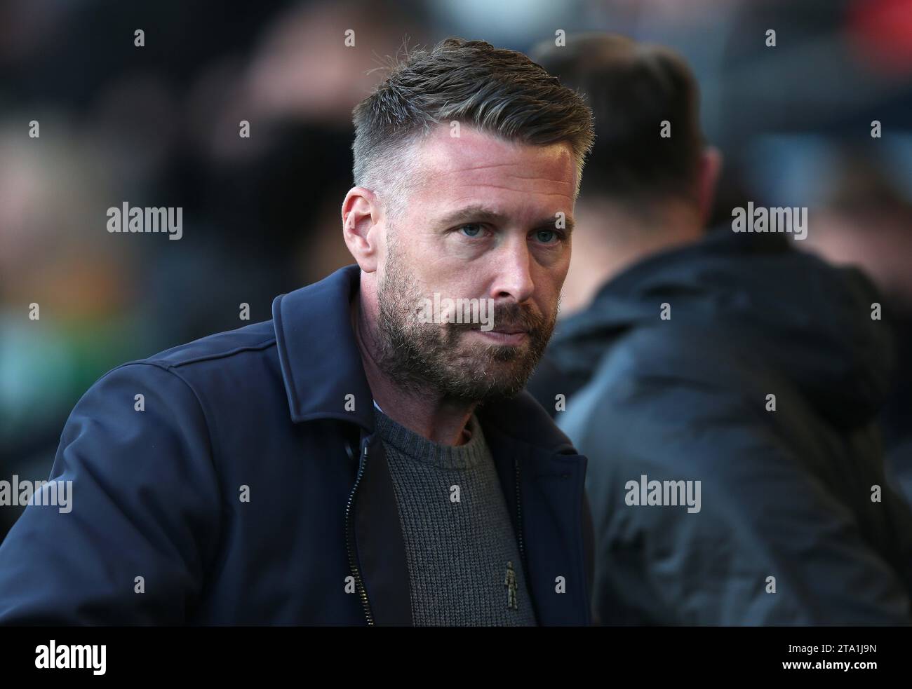 Rob Edwards Manager of Luton Town. - Luton Town v Crystal Palace ...