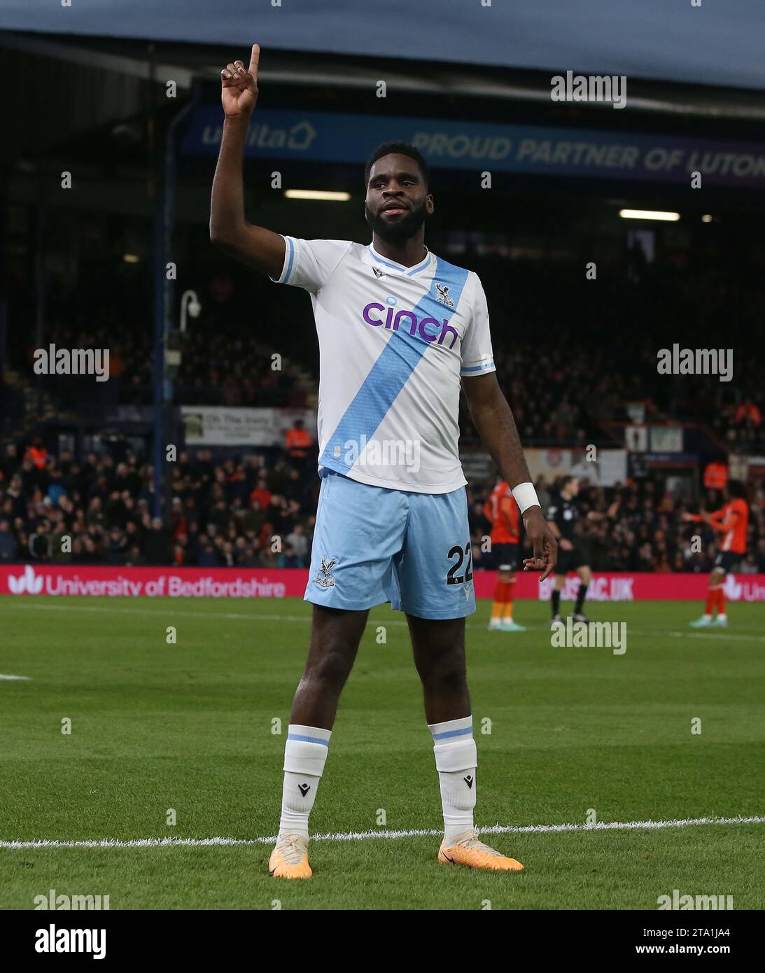 Odsonne Edouard of Crystal Palace goal celebration. - Luton Town v ...