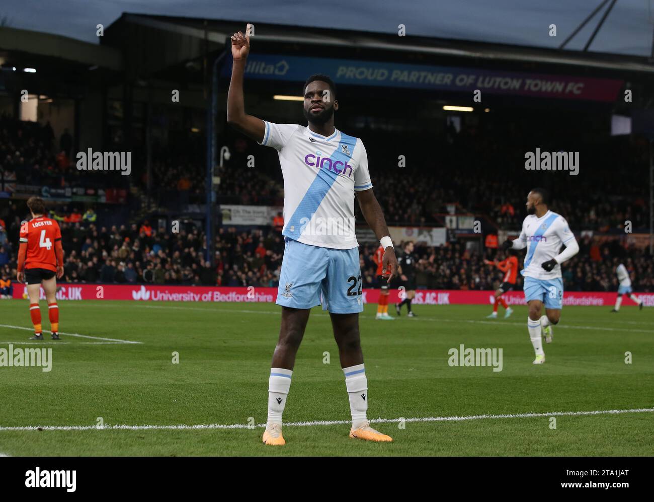 Odsonne Edouard of Crystal Palace goal celebration. - Luton Town v ...