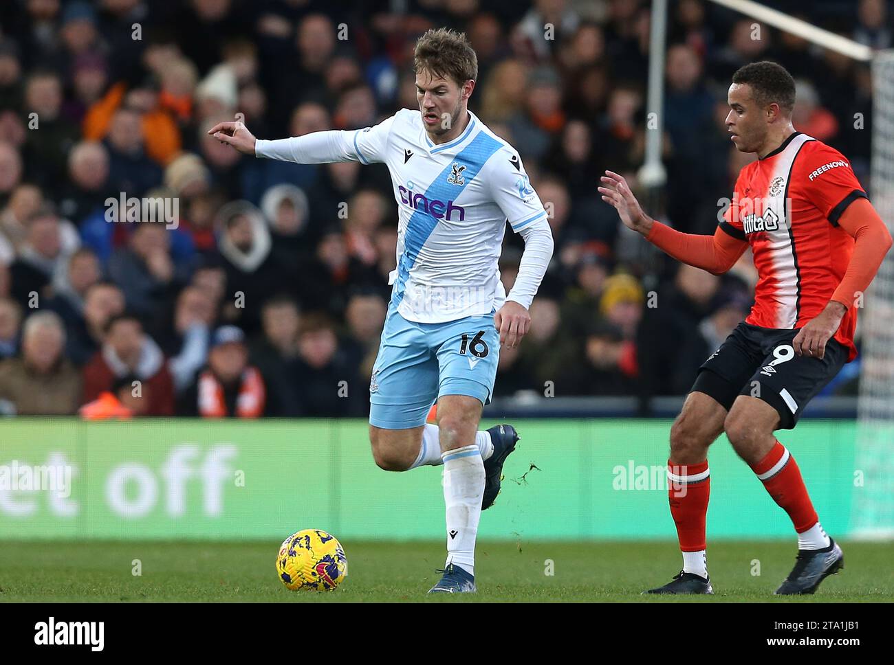 Joachim Andersen of Crystal Palace. - Luton Town v Crystal Palace ...