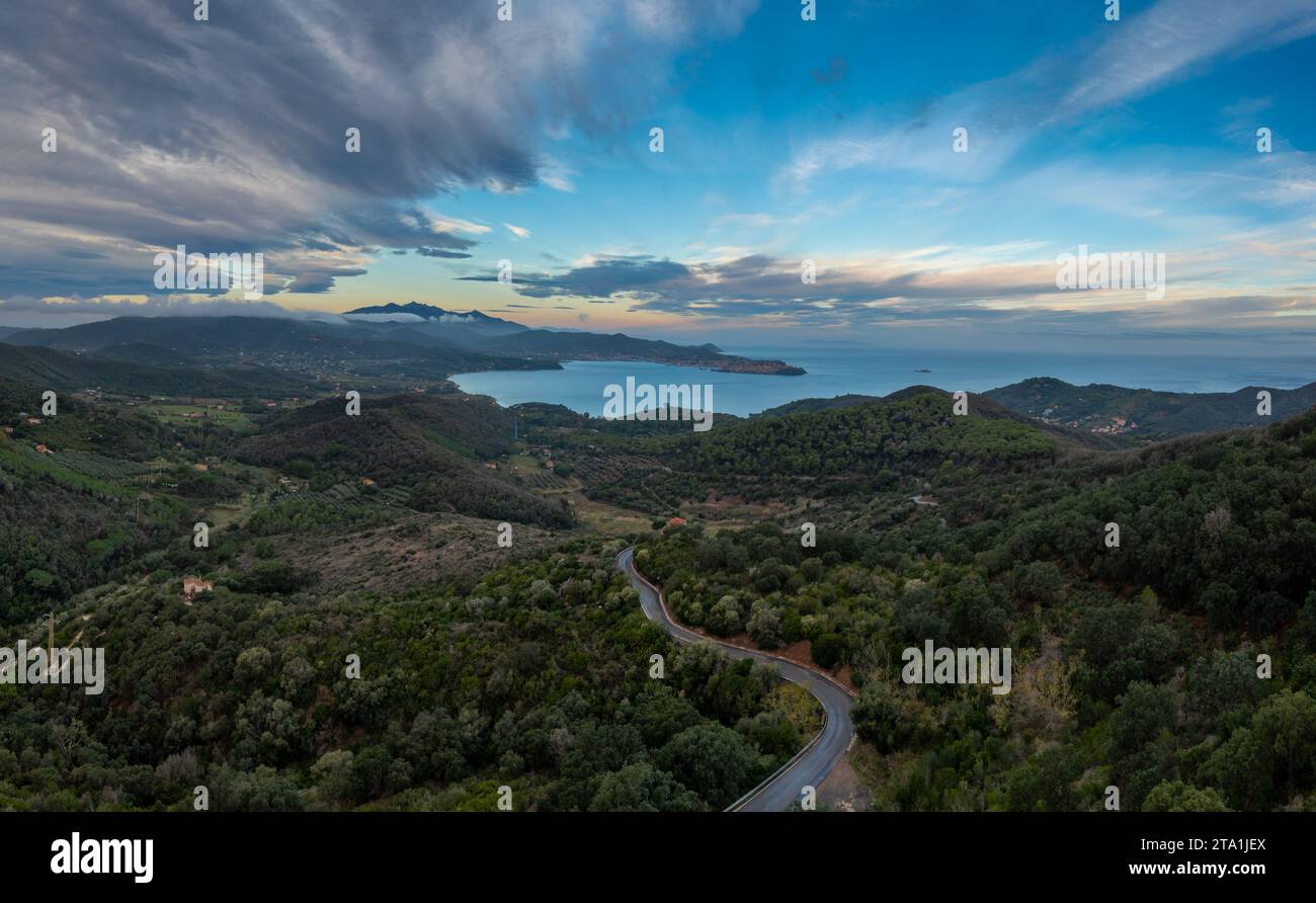 Elba island aerial hi-res stock photography and images - Alamy