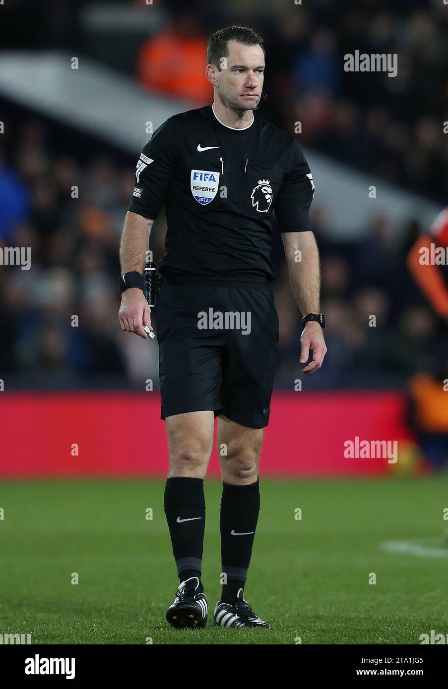 Referee, Jarred Gillett. - Luton Town v Crystal Palace, Premier League ...
