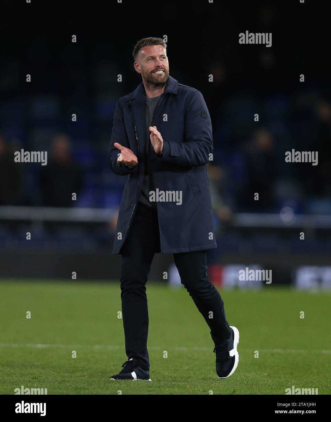 Rob Edwards Manager of Luton Town. - Luton Town v Crystal Palace ...