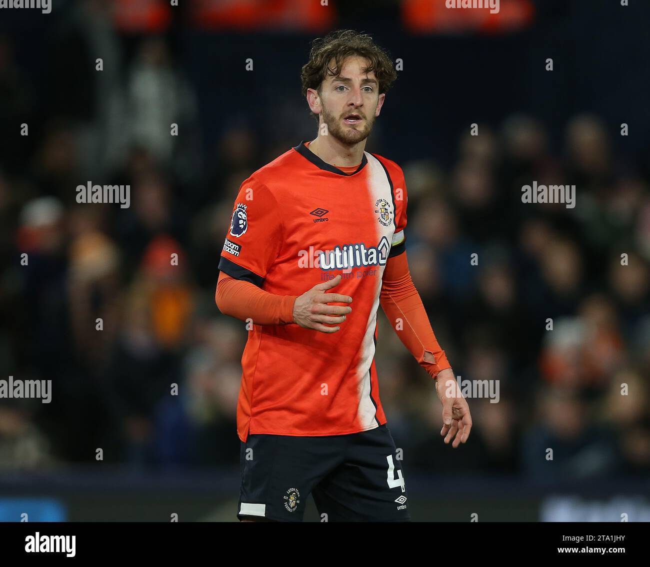 Tom Lockyer of Luton Town. - Luton Town v Crystal Palace, Premier ...