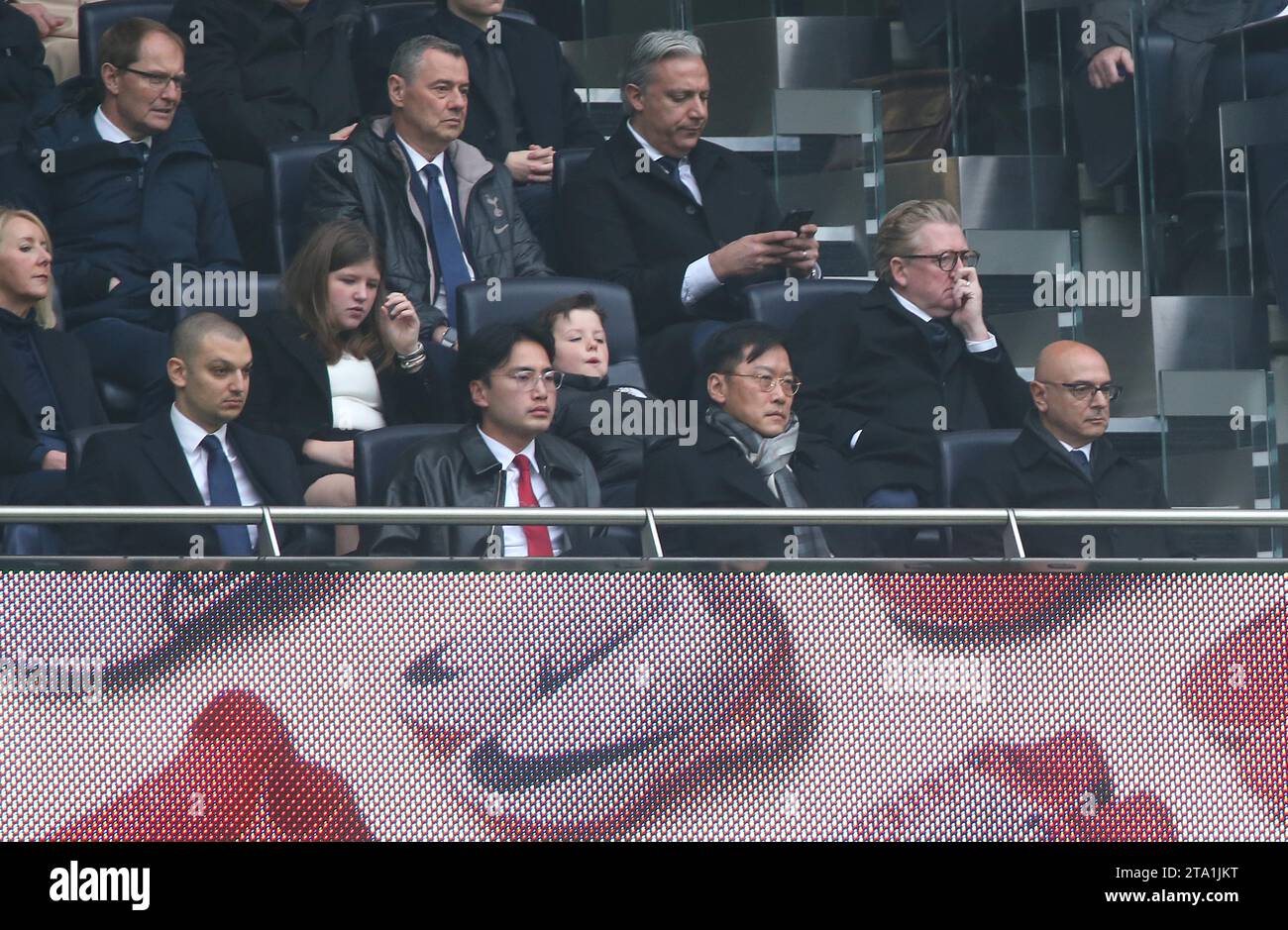 Daniel Levy owner of Tottenham Hotspur. - Tottenham Hotspur v Aston ...