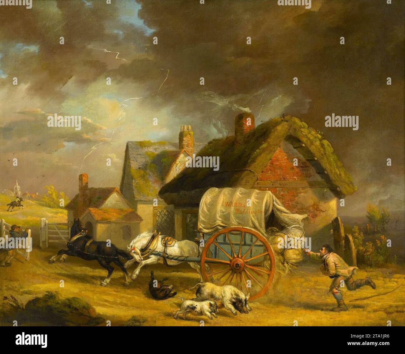 The runaway wagon hi-res stock photography and images - Alamy