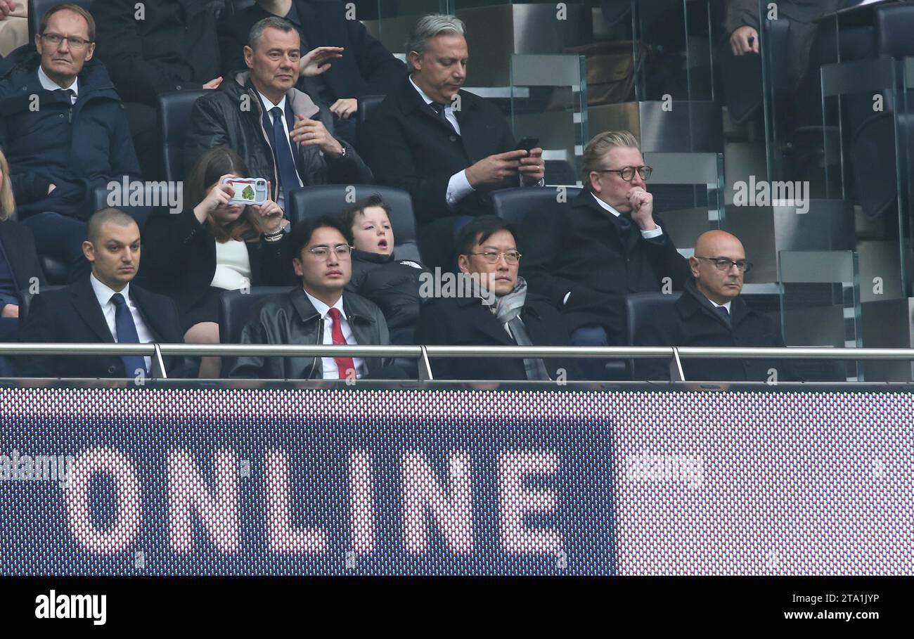 Daniel Levy owner of Tottenham Hotspur. - Tottenham Hotspur v Aston ...