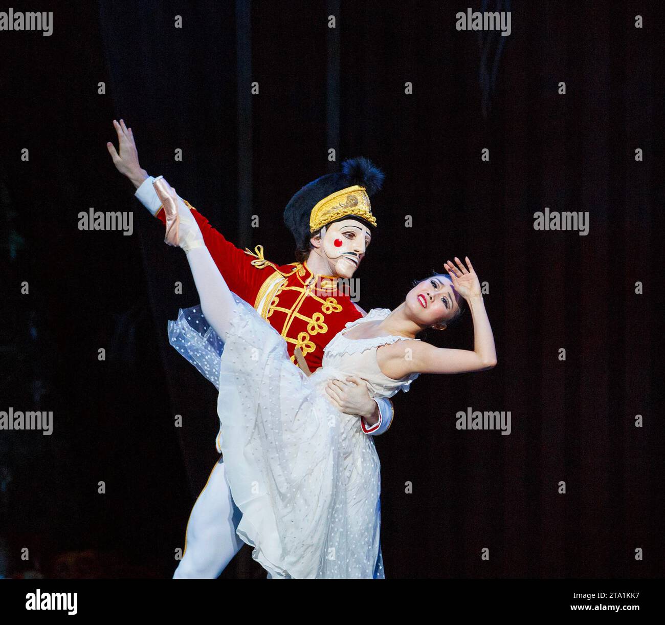 Nathan Young (Nutcracker), Shiori Kase (Clara) in THE NUTCRACKER at the ...