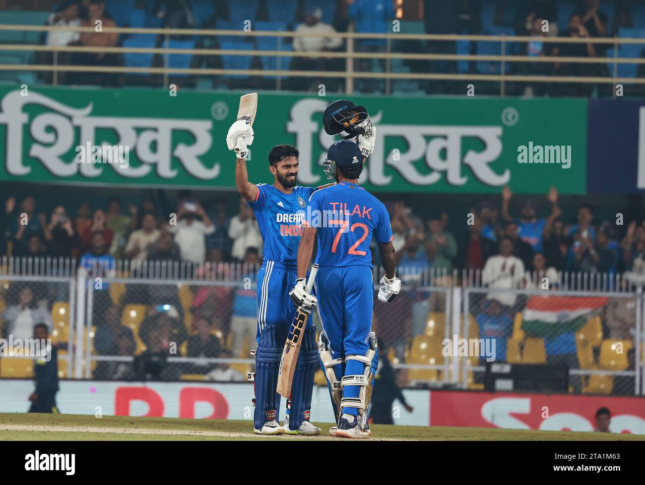 Guwahati, Assam, India. 28th Nov, 2023. Ruturaj Gaikwad of India ...