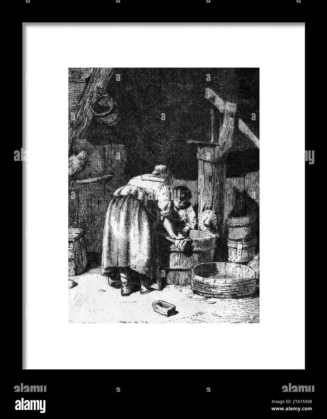 Washing line ancient building hi-res stock photography and images - Alamy