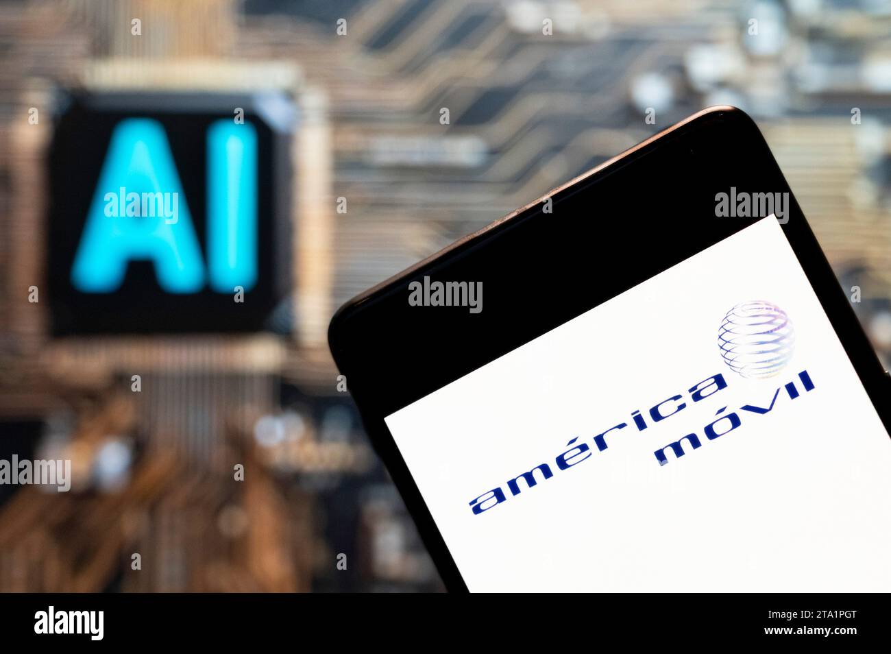 América móvil logo hi-res stock photography and images - Alamy