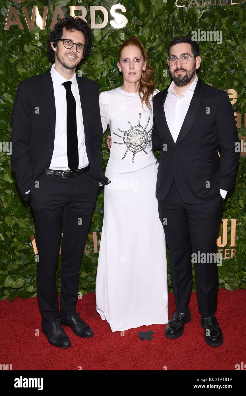 (L-R) Noah Stahl, Tina Satter and Brad Becker-Parton attend the 2023 ...