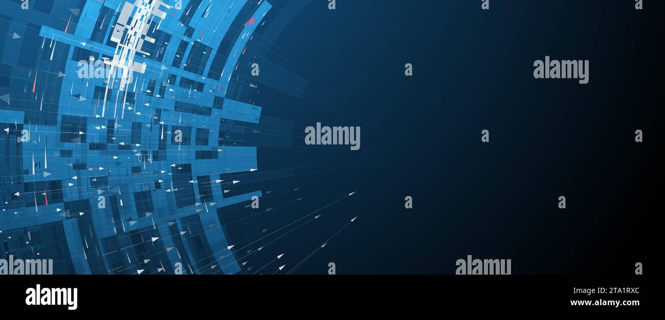 Technology abstract futuristic science background for internet business ...