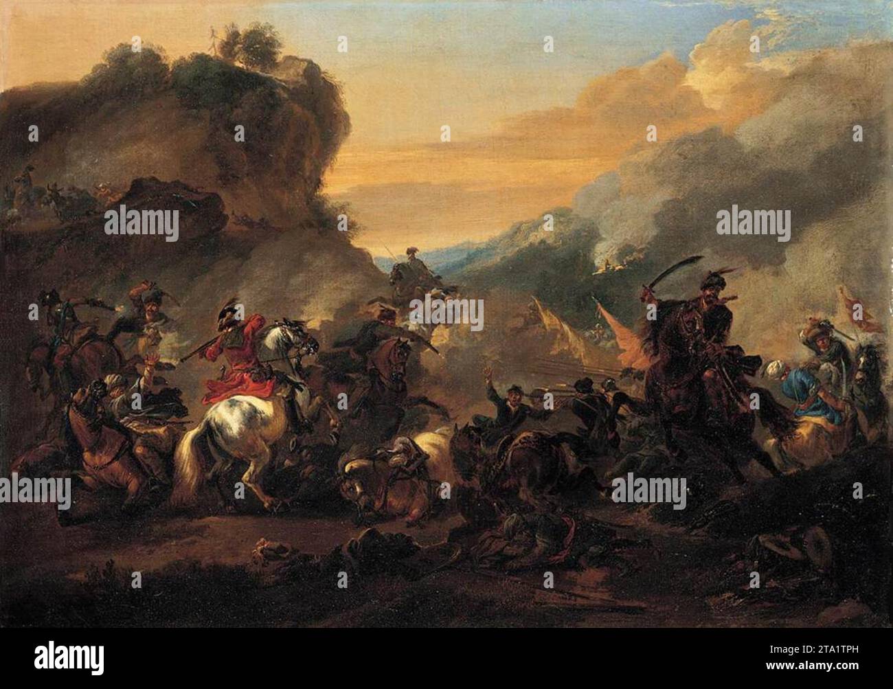 Cavalry battle scene hi-res stock photography and images - Alamy
