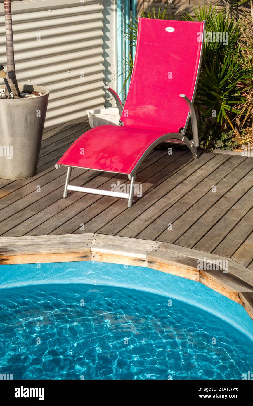 Wading pool chair hi-res stock photography and images - Alamy