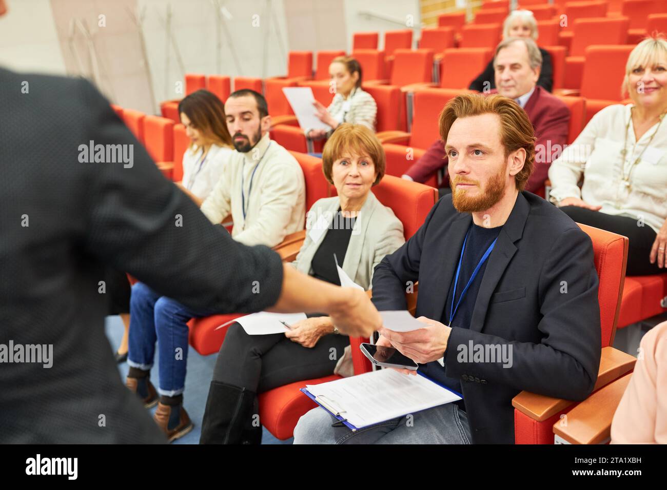 Receiving information hi-res stock photography and images - Alamy