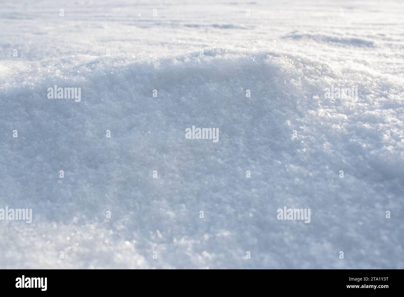 Natural snow texture of snowdrift. Winter background with snowy ground ...