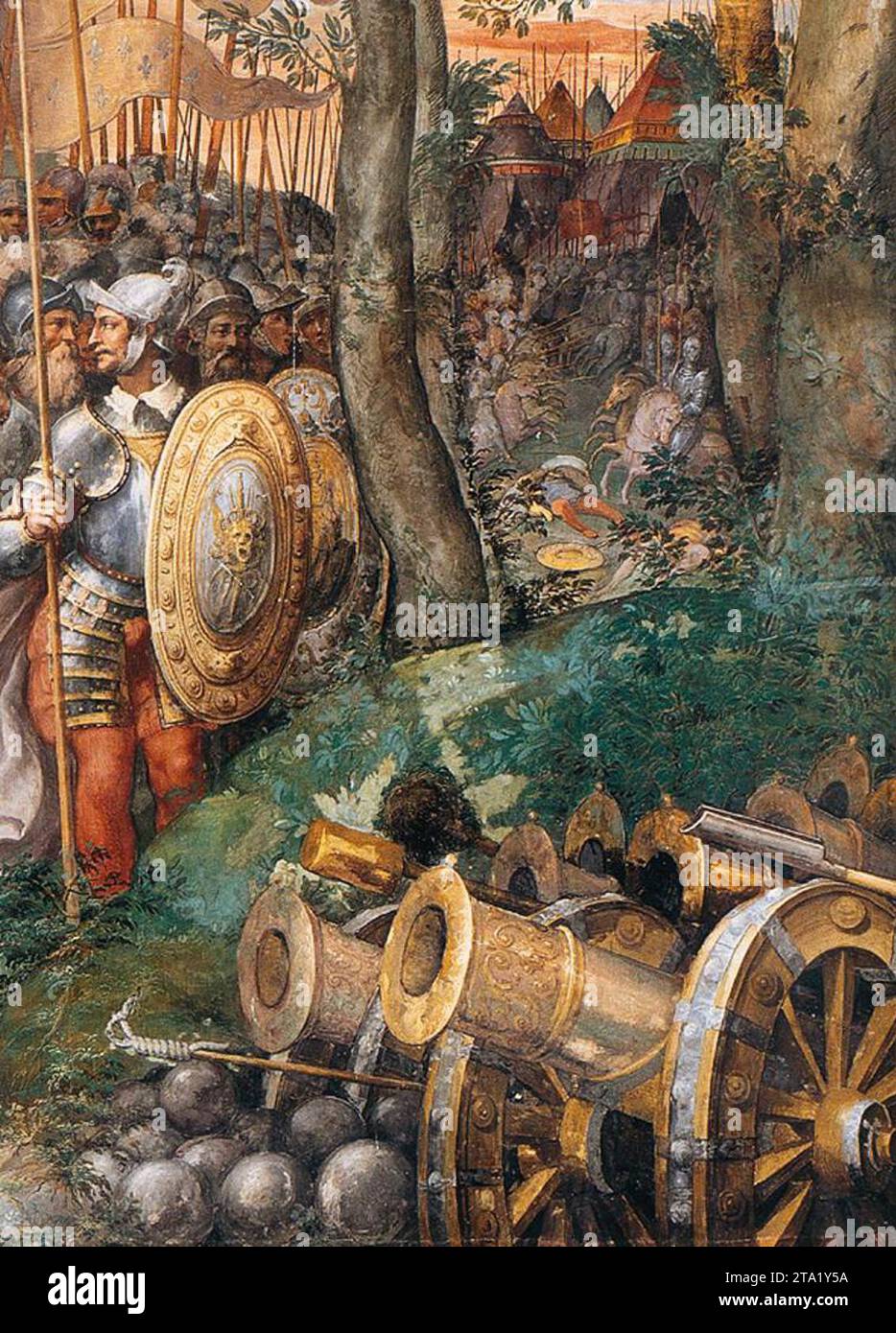 Scene from the History of the Farnese Family (detail) 1562-63 by Taddeo ...