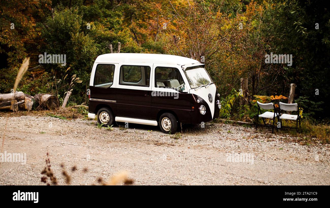 Japanese Camper Van Stock Photo - Alamy