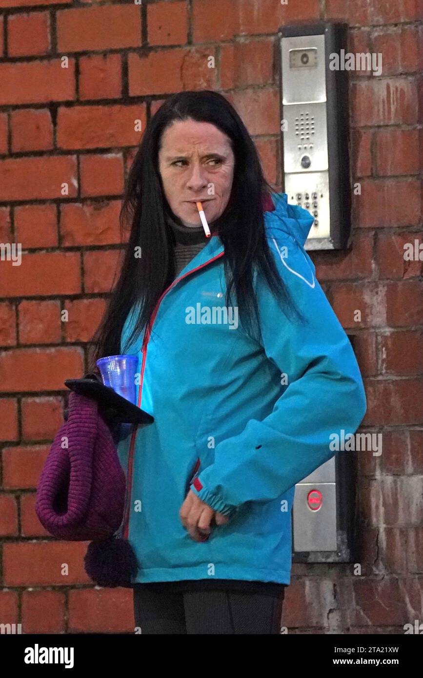 Witness Tracy McFeteridge outside the High Court in Glasgow where ...