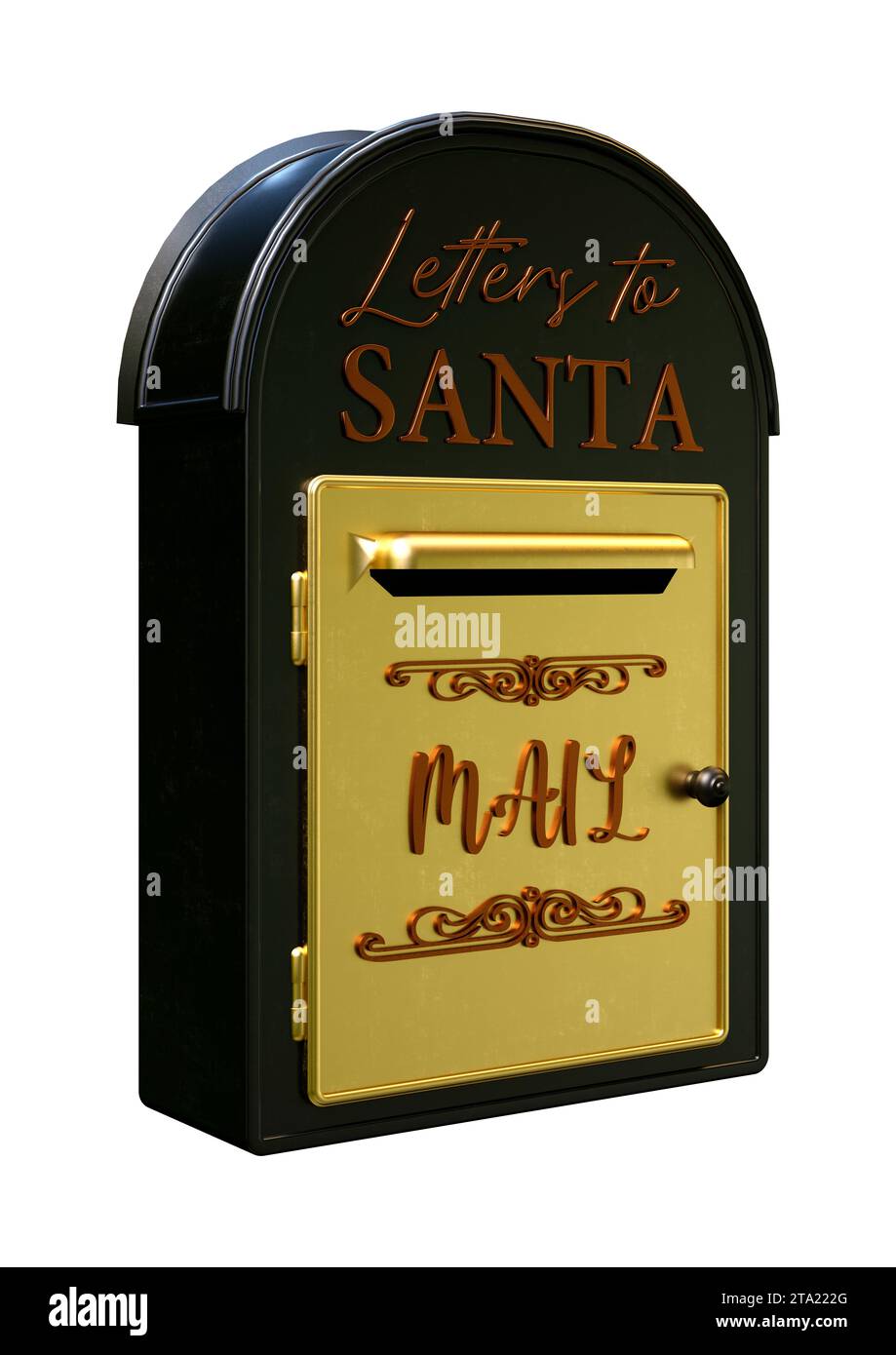 Santa claus post box Cut Out Stock Images & Pictures - Alamy