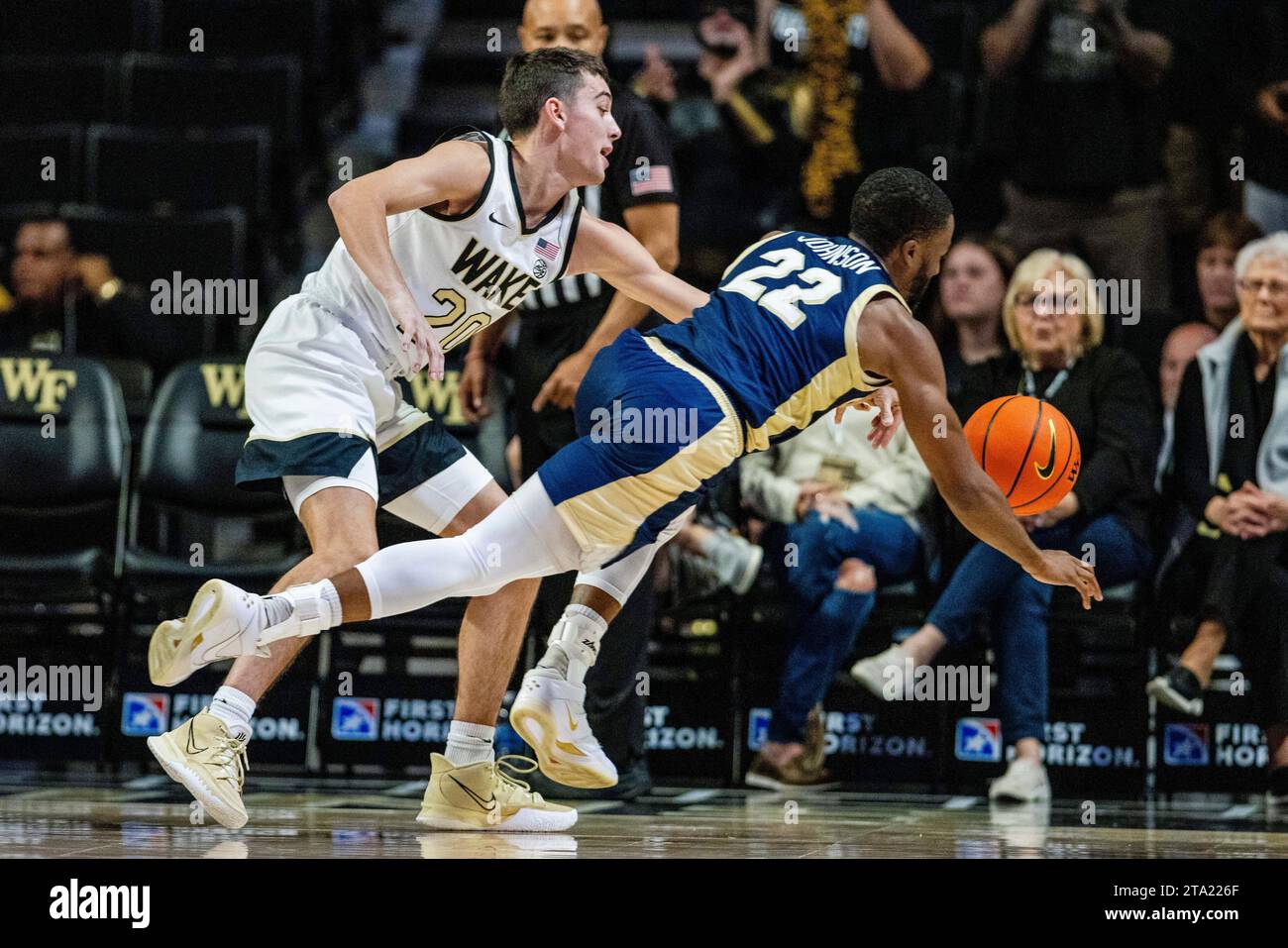 November 24, 2023: Wake Forest Demon Deacons guard Parker Friedrichsen ...